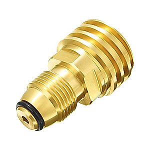 Joywayus Propane Tank Adapters Converts LP Tank POL Service Valve to QCC1 Brass Solid Universal Fit (Type 1)