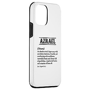 iPhone 12 mini AZRAEL - Name Definition | Funny Phrase - Customized Men's Case