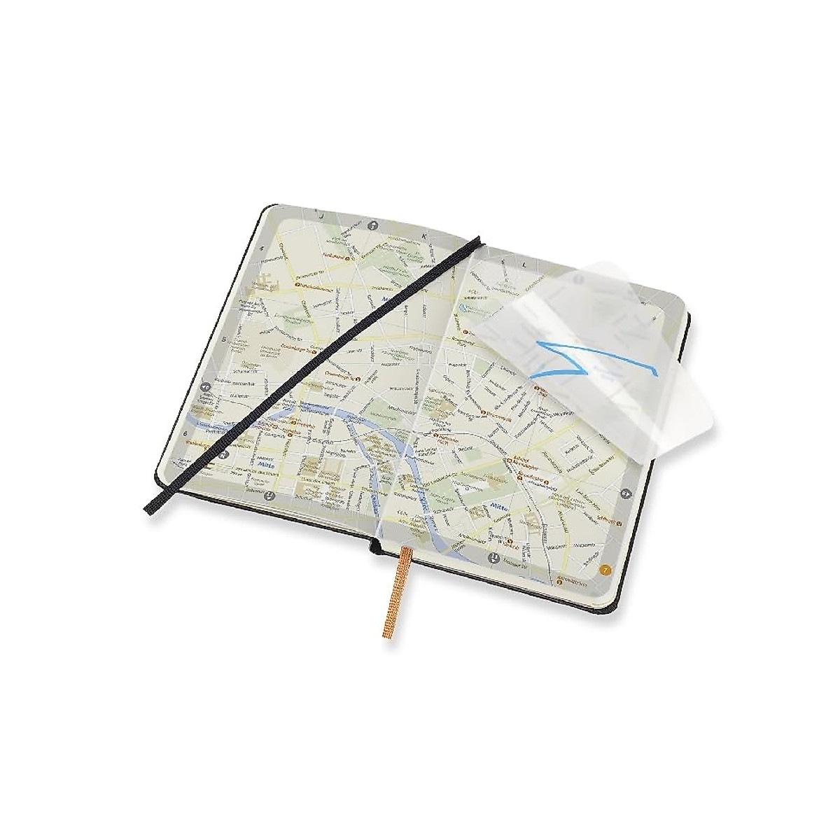 Moleskine Journey City Notebook, Berlin, Hard Cover, Pocket (3.5" x 5.5") Black, 220 Pages