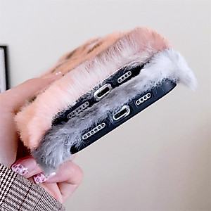 for Samsung A04/A04s Furry Phone Case, Tiger Calico Tabby Cat Striped Gradients Animal Fur Pattern Fuzzy Fluffy Soft Warm Hair Plush Phone Case