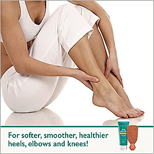 Callus Remover Gel + Foot Scrubber Kit - Pedicure Tools for Dry Cracked Heels