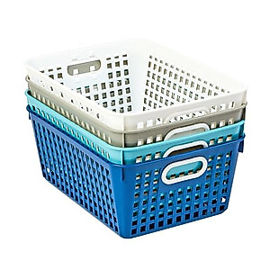 Really Good Stuff Large Baskets - Cool and Calm, 4 Pack