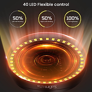 Sofirn LT1S LED Lantern Rechargeable, 500 Lumen, Adjustable Brightness and Tint, Red Light, Waterproof, 500 Hours Long Runtime Camping Lights for Hurricane, Outdoor, Home, USB C Cable Included