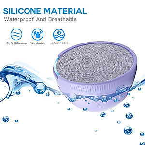 sikiwind Speaker Cover, Silicone Au-dio Box Cover Case Waterproof Speaker Protective Sleeve Shockproof Anti Drop Accessories for Amazon Echo Pop