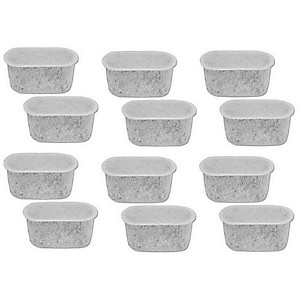 Univen 12 Pack of Replacement Charcoal Water Filters, Fits Cuisnart DCC-RWF