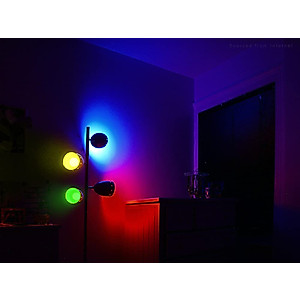 TORCHSTAR LED A19 Yellow Bulbs, 8W (40W Equivalent) Light Bulb, E26/E27 Base, Outdoor Bug Free Lights for Porch, Patio, Backyard, Entry Way, Pack of 6