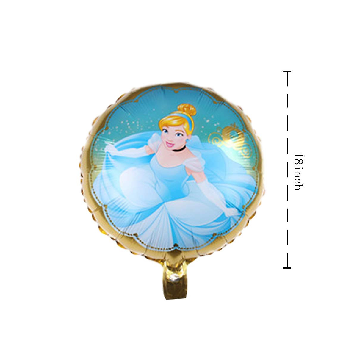 8pcs Disney Princess Balloon Bouquet, Disney Princess Party Supplies, Girls Birthday Party Decorations