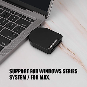 XQD Card Reader Adapter, USB 3.0 Professional XQD Card Reader Hub Quickly Transfer Tool, Compatible with D4, D5, D500 /XQD Interface Camera Type, etc