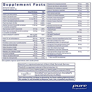 Pure Encapsulations Polyphenol Nutrients | Hypoallergenic Nutrient Dense Multivitamin/Mineral Formula | 360 Capsules