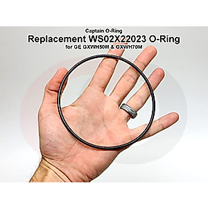 Captain O-Ring - Replacement WS02X22023 O-Rings for GE GXWH50M, GXWH70M00 Water Filter Housing (3 Pack)
