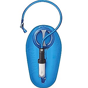 CamelBak Crux 2L Water Reservoir Bladder with Water Filtration Kit, Filtered by LifeStraw- For Hiking, Backpacking, Travel, and Emergency Preparedness