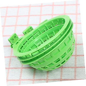 BESPORTBLE 5pcs Parrot Supplies Hollow Out Bird Nest Bird Breeding Bed Pet Bird Cage Bird Breeding Nest Pigeon Nest Canary Nest Cage Nest for Birds Living Nest Birdcage Green