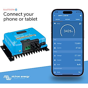 Victron Energy SmartSolar MPPT MC4 250V 60 amp 12/24/36/48-Volt Solar Charge Controller (Bluetooth)