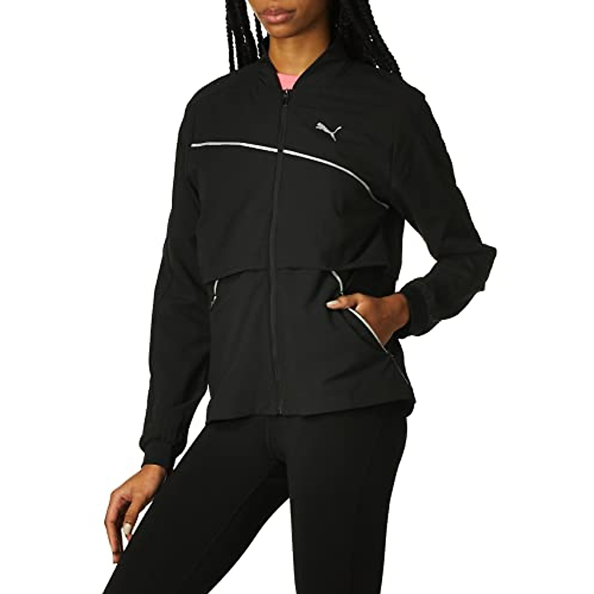 PUMA Women's Run Ultra Jacket, Black, S