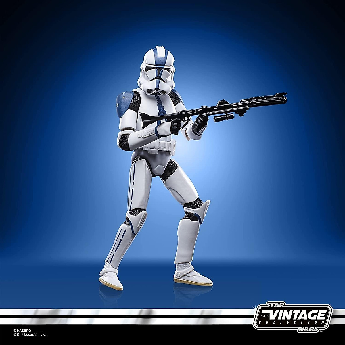 STAR WARS Hasbro The Vintage Collection Clone Trooper (501st Legion) Toy,3.75-Inch-Scale The Clone Wars Action Figure,Toys Kids Ages 4 and Up,(F5834)
