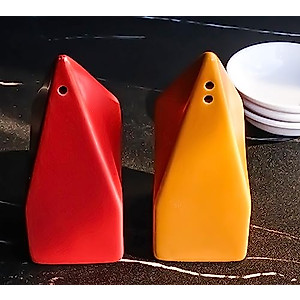 Ebros Gift Frank Lloyd Wright Organic Architecture Geometry Florida Southern College Annie Pfeiffer Chapel Triangles Earth Tone Colors Ceramic Salt And Pepper Shakers Set