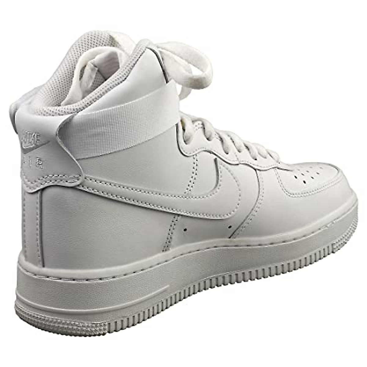 Nike Women's Air Force 1 High Triple White White/White-White (DD9624 100) - 7.5