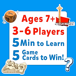 Skillmatics Board Game - Scout It Out 50 States, Guessing & Trivia Game for Families, Educational Toys, Card Games for Kids, Teens and Adults, Gifts for Boys and Girls Ages 7, 8, 9 and Up