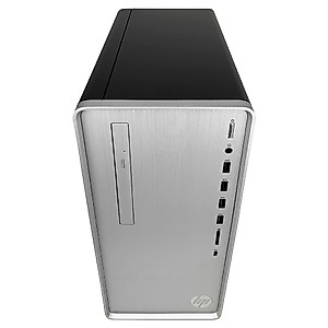 HP Pavilion TP01 Tower Desktop Computer - AMD Ryzen 5 4600G 6-Core up to 4.20 GHz Processor, 32GB DDR4 RAM, 1TB SSD + 1TB Hard Drive, AMD Radeon Graphics, DVD-Writer, Windows 10 Home