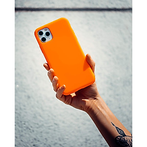 FELONY CASE - iPhone 13 Pro Max Case, Stylish Neon Orange iPhone Case - 360° Shockproof Protective Case Designed for iPhone 13 Pro Max - Compatible with MagSafe