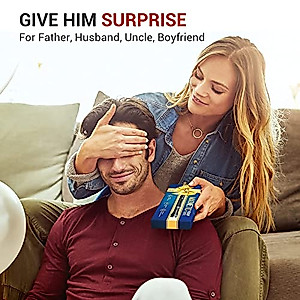 Tool Gifts for Men-Women Gadgets Magnetic Pickup Tool LED Light|Christmas Tool Gifts For Men Dad Husband|Unique Birthday Gifts and Magnetic Wristband for Holding Screws, Wrist Magnet, Gifts for Dad