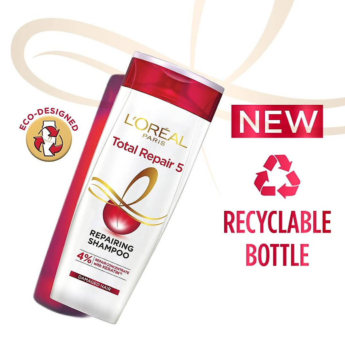 L'Oreal Paris Total Repair 5 Shampoo, 360ml