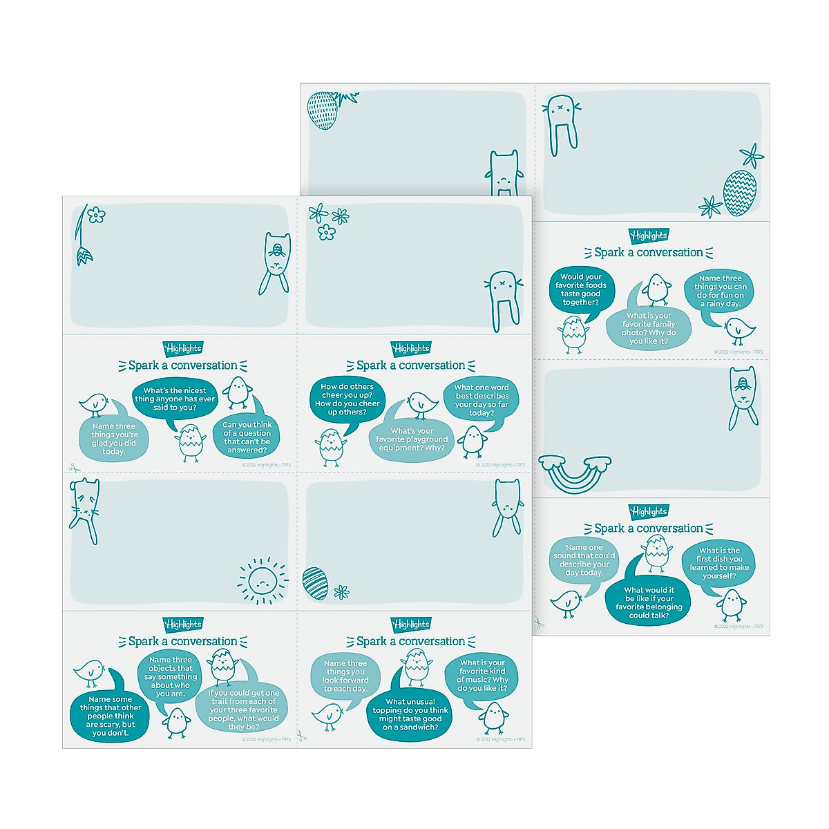 Highlights Easter Craft Kit for Kids Ages 3+ Build an Easter Basket Centerpiece, Chick Tac Toe Game, Easter Activities and More