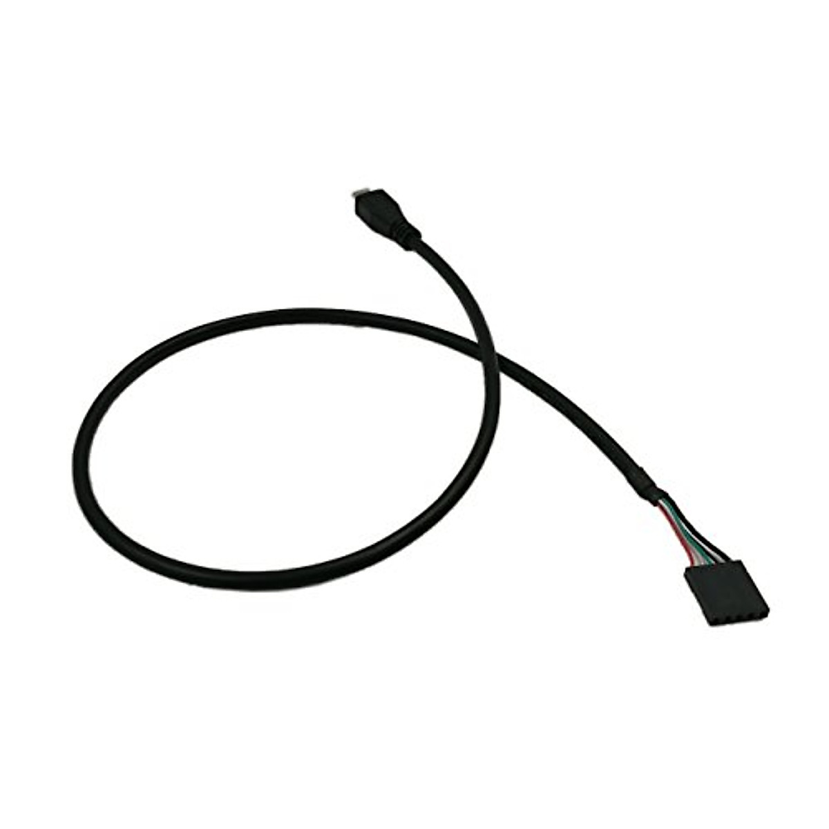 zdyCGTime 50CM Micro USB 5pin Male to 1x 5Pin Female 0.1" USB Header PCB Motherboard Cable