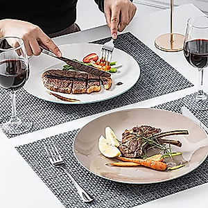 Forks,Dinner Forks, Set of 5 Top Food Grade Stainless Steel Silverware Forks, Table Forks, Flatware Forks,8 Inches, Mirror Finish & Dishwasher Safe, New Apartment Essentials Cutlery Set