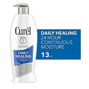 Curel Daily Healing Moisture Body Lotion, Original Formula - 13 Fl Oz (Pack of 2)
