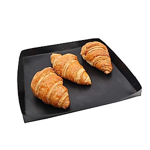 Firsmat Solid Cooking Basket, BBQ Basket,Non Stick PTFE Toaster Baking Tray For Speed Ovens,Quick oven Basket Tray for Chips Chicken Wings Bread Heating