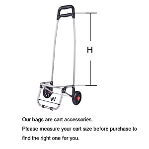 SH-gwtc Shopping Cart Bags/Trolley Replacement Bag Oxford Cloth Waterproof Storage Bag 39L