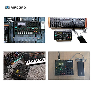 myVolts Ripcord USB to 12V DC Power Cable Compatible with Elektron Octatrack MKII Sampler