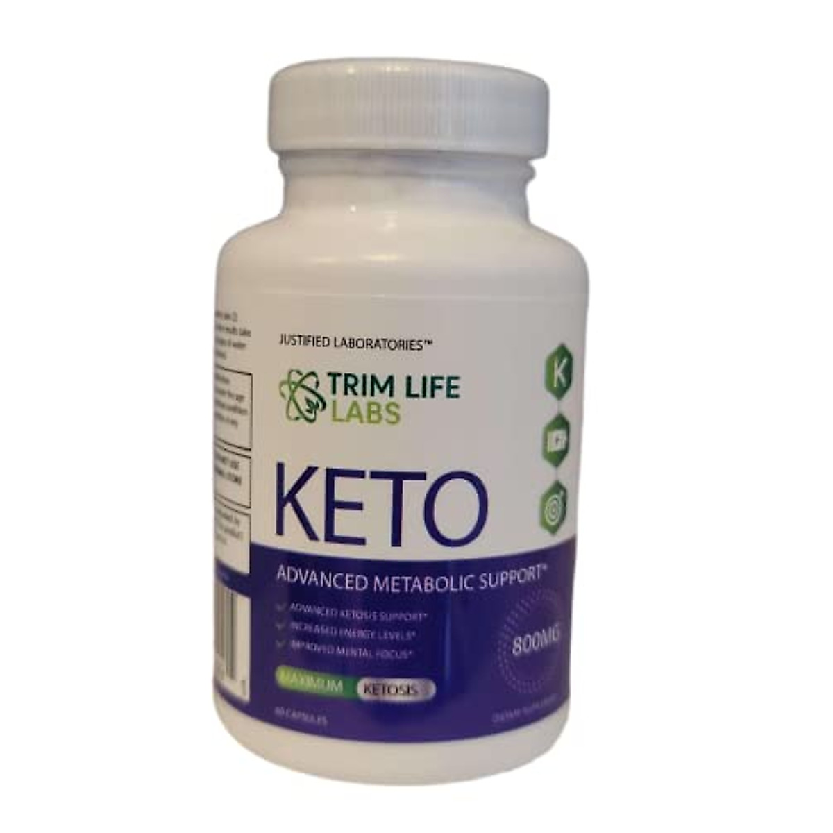 (3 Pack) Trim Life Labs Keto Pills Includes Apple Cider Vinegar Patented goBHB® Exogenous Ketones Advanced Ketogenic Supplement Ketosis Support for Men Women 180 Capsules