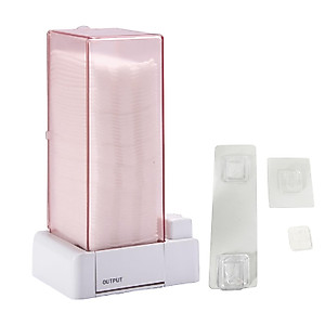 jyibinee Storage Box Detachable -proof Rectangular Reusable Plastic Auto Pad Dispenser Household Supplies Pad Organizer