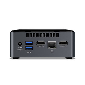 Intel NUC7CJYHN School & Business Mini Desktop Bundle with High Performance Docztorm Hub Celeron J4005 2-Core, 8GB RAM, 256GB SATA SSD, WiFi, Bluetooth, 2xHDMI, Win 10 Pro