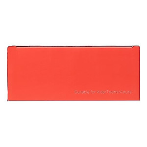 rockpapa Comfort Kids Headphones for School, Lightweight Childrens Boys Girls Teens Over-Ear Headphones Wired 3.5mm for CD DVD Player Tablet Phone Travel Black/Red