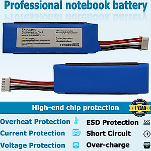 LAQUEENA GSP872658G 4000mAh Battery Compatible with JBL Flip 4, Flip 4 Special Edition Waterproof Bluetooth Speaker with Tools Battery Part NO Flip4 GSP872693 01 3.7V