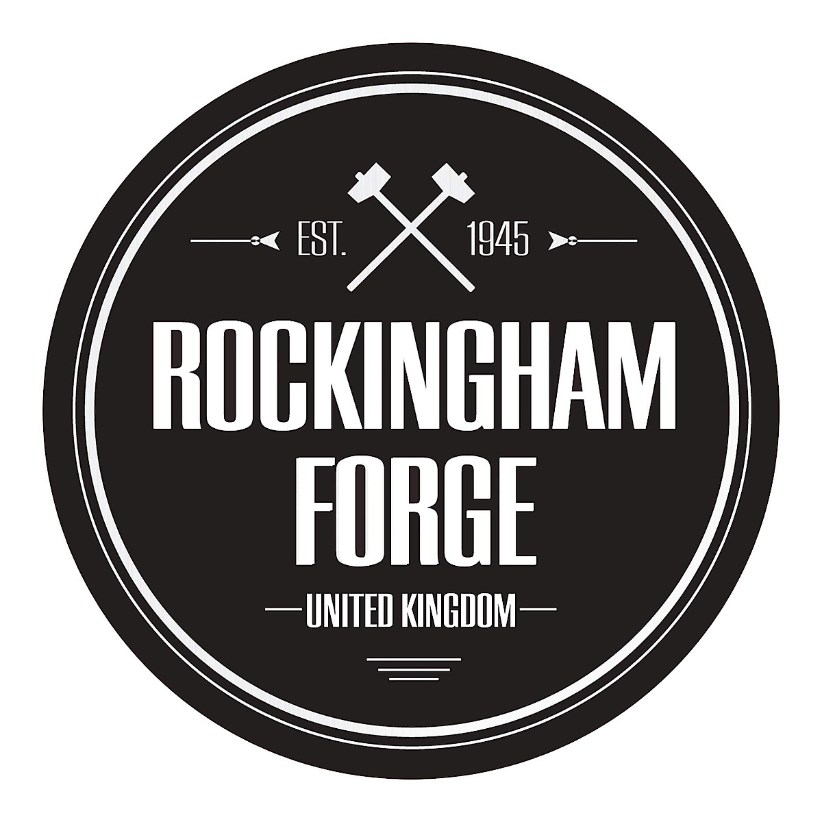 Rockingham Forge Universal Upright Knife Block Holder for 20 Knives Blades up to 20cm Long, 18.5 x 10.5 x 22.5 cm, Matt Black