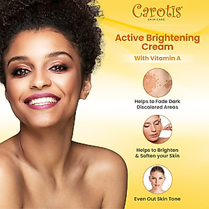 CAROTÏS Skin Brightening Cream - 1 fl oz / 30 ml - Brightening Cream For Face, Body, Hands, Elbows, Knuckles