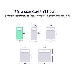 Signature Sleep Dream On 8 Inch 2-Sided Reversible Pocket Spring Mattress, Twin Size, GreenGuard Gold Certified, White