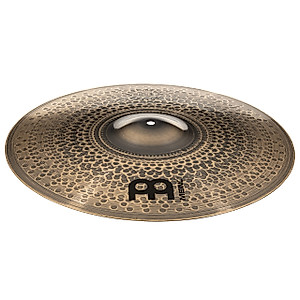 Meinl Cymbals Pure Alloy Custom 18" Medium Crash Cymbal — Made in Germany — Smoked Bronze Finish, 2-Year Warranty (PAC18MC)