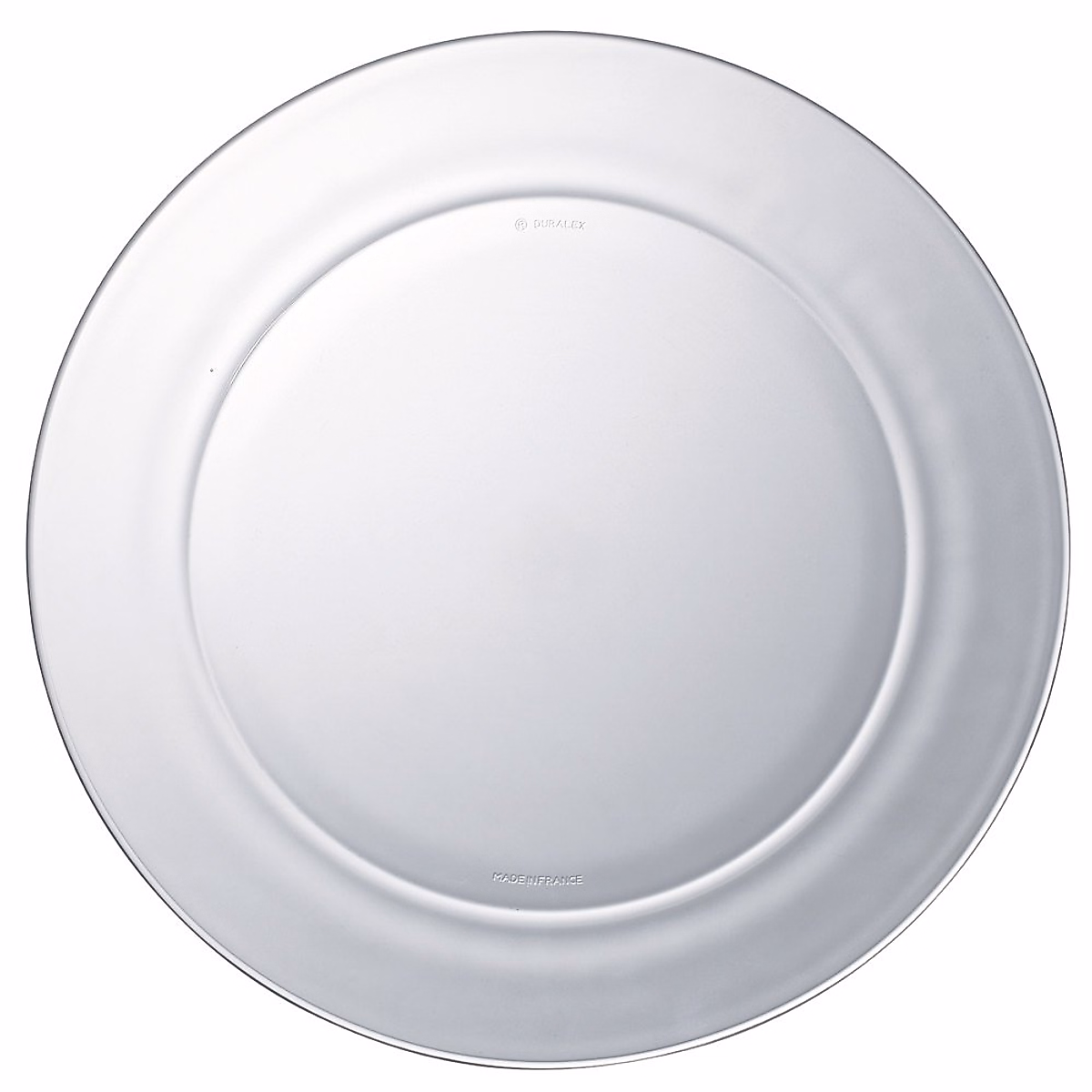 Duralex Lys Clear Glass 11 Inch Dinner Plate, Set Of 6