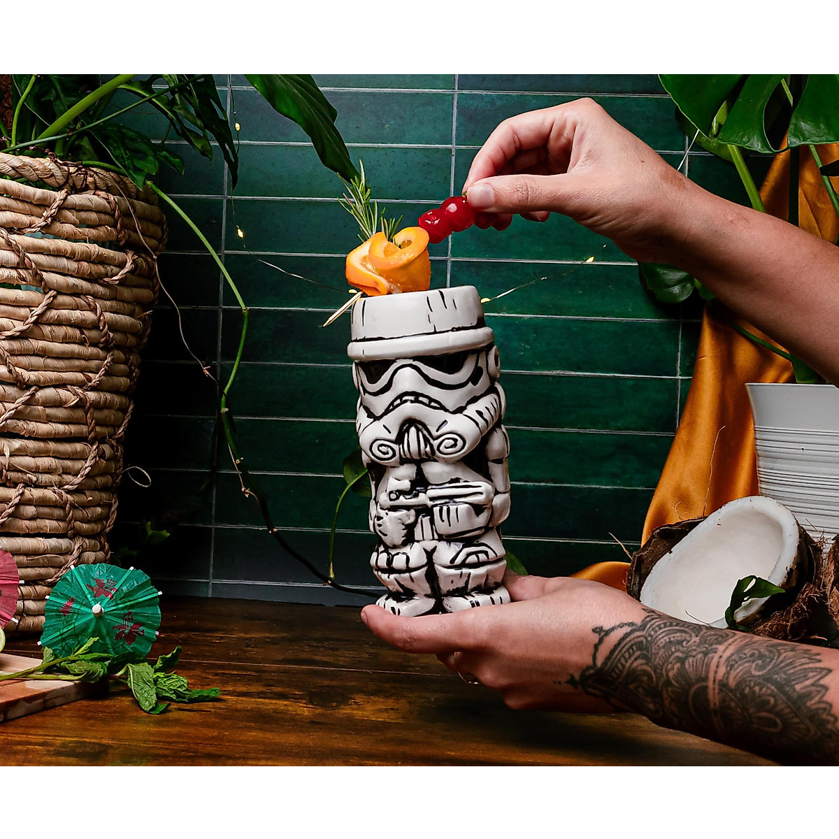 Geeki Tikis Star Wars Stormtrooper V2 Ceramic Mug | Holds 15 Ounces