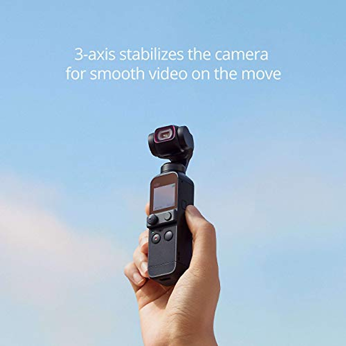 DJI Pocket 2 Creator Combo - 3 Axis Gimbal Stabilizer with 4K Camera, 1/1.7” CMOS, 64MP Photo, Pocket-Sized, ActiveTrack 3.0, Glamour Effects (Renewed)