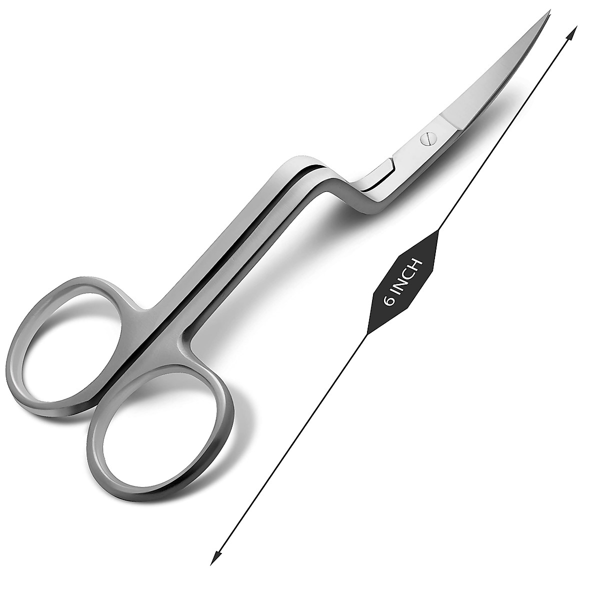 XTRM CRAFT 6 Inch Double Curved Scissors – Professional Grade, Multi-Purpose Precision Scissors for Crafting, Embroidery, and Dog Grooming