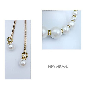 Women Pearl Rhinestones Flower Clutch Bag Crystal Beaded Evening Purses Clutches Formal Wedding Party Prom Handbags (Apricot)