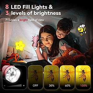 Hideal HP40 Microscope for Kids [Easy and Fun] 2" IPS Portable Handheld Kids Microscope Miniscope, Pocket Mini Scope Educational Science Kit, Birthday Easter Gifts for Kids, PC View, Pink