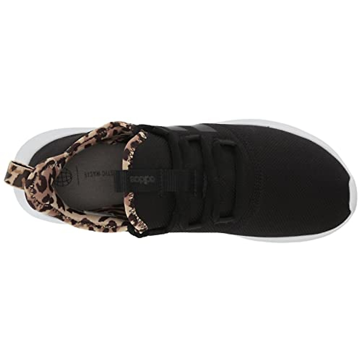 adidas Women's Casual Running Shoe, Black/Black/Sandy Beige, 9.5