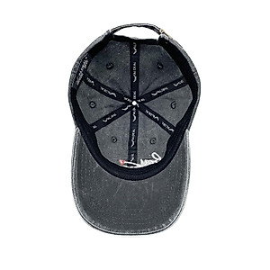 Waldeal Women's Embroidered Blessed Distressed Gym Dad Hats Thankful Faith Baseball Cap Black